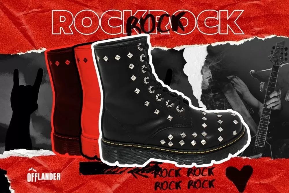 Botas negras con estoperoles para tu look rockero – EMPORIO MIRANDA