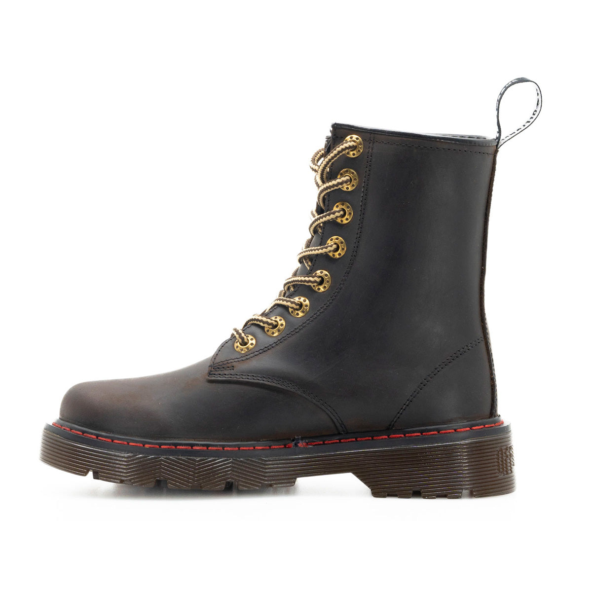 Botas Offlander, Tipo Militar, Piel Crazy, Café – EMPORIO MIRANDA