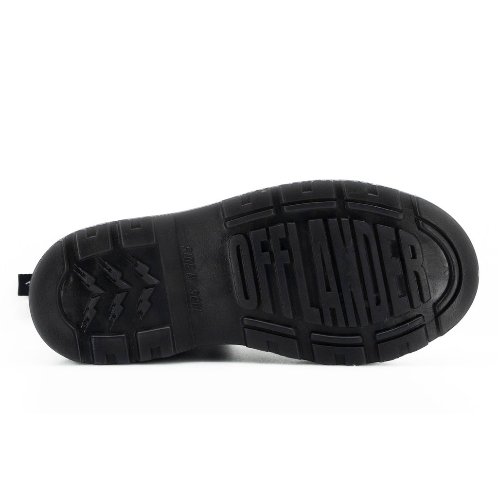 Botas Offlander, Tipo Militar - Chunky, Piel Crazy, Negro – EMPORIO MIRANDA