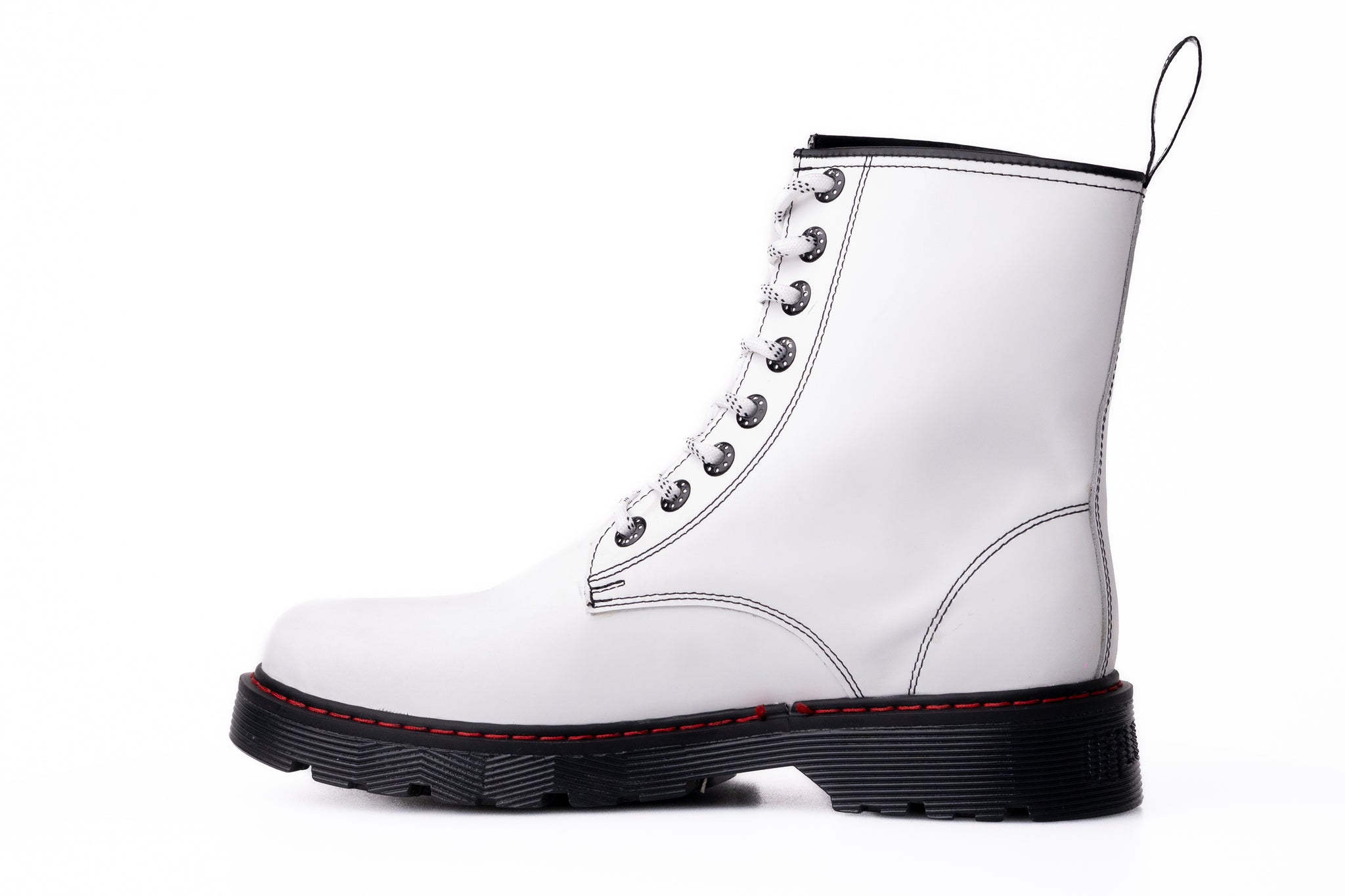 Botas Offlander, Tipo Militar, Piel Napa, Blanco – EMPORIO MIRANDA