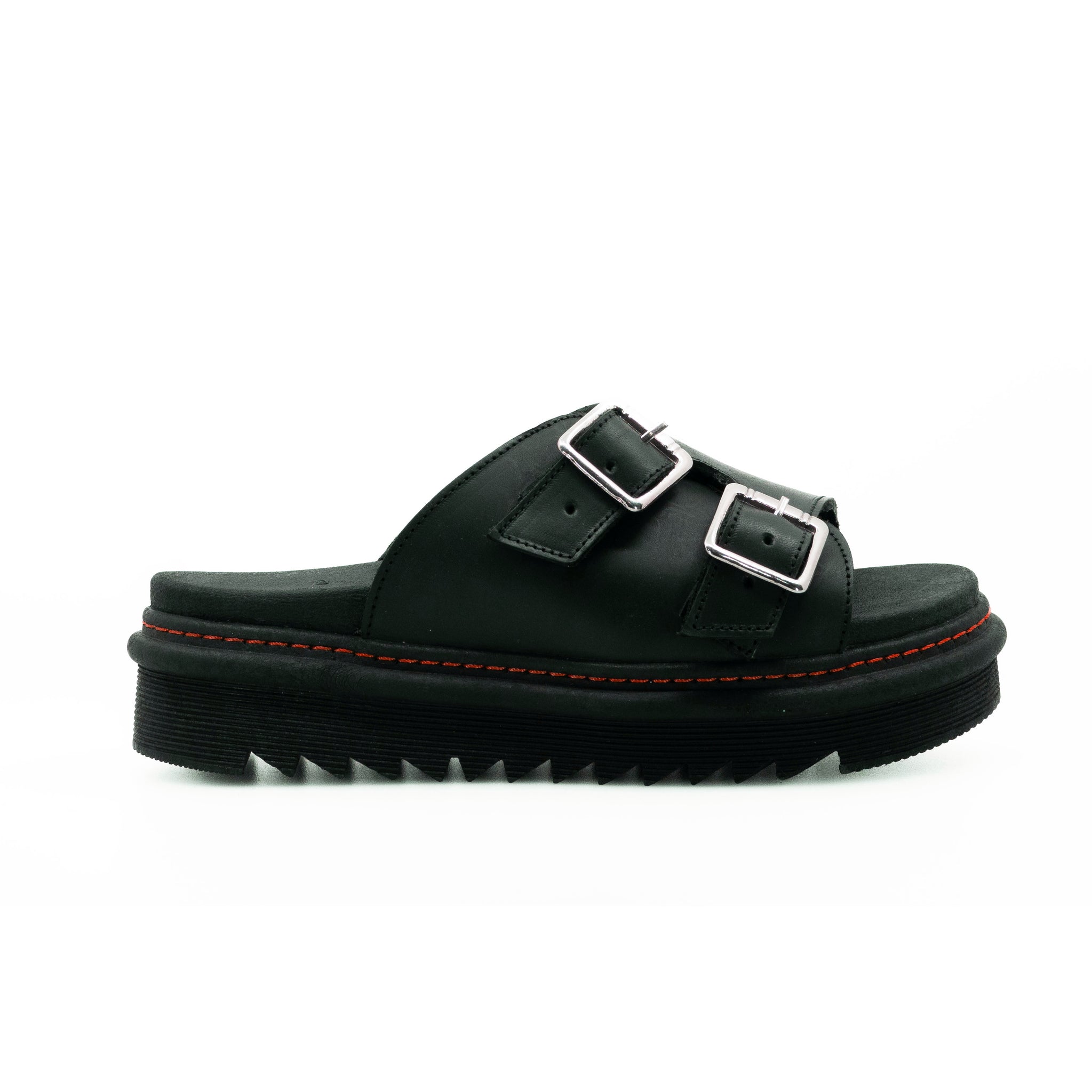 Sandalias Offlander, Tipo Romana, Piel Crazy, Negro, Cerradas – EMPORIO ...