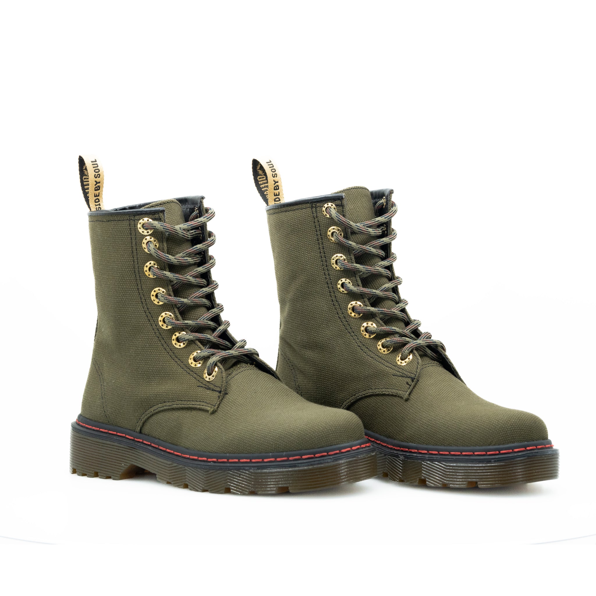 Bota Urbana De Lona Verde Militar - Offlander