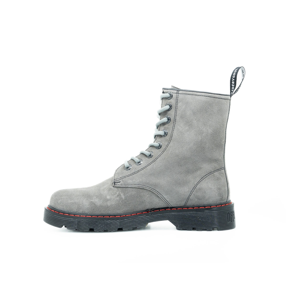 Botas Offlander, Tipo Militar, Piel Gamuza, Gris – EMPORIO MIRANDA