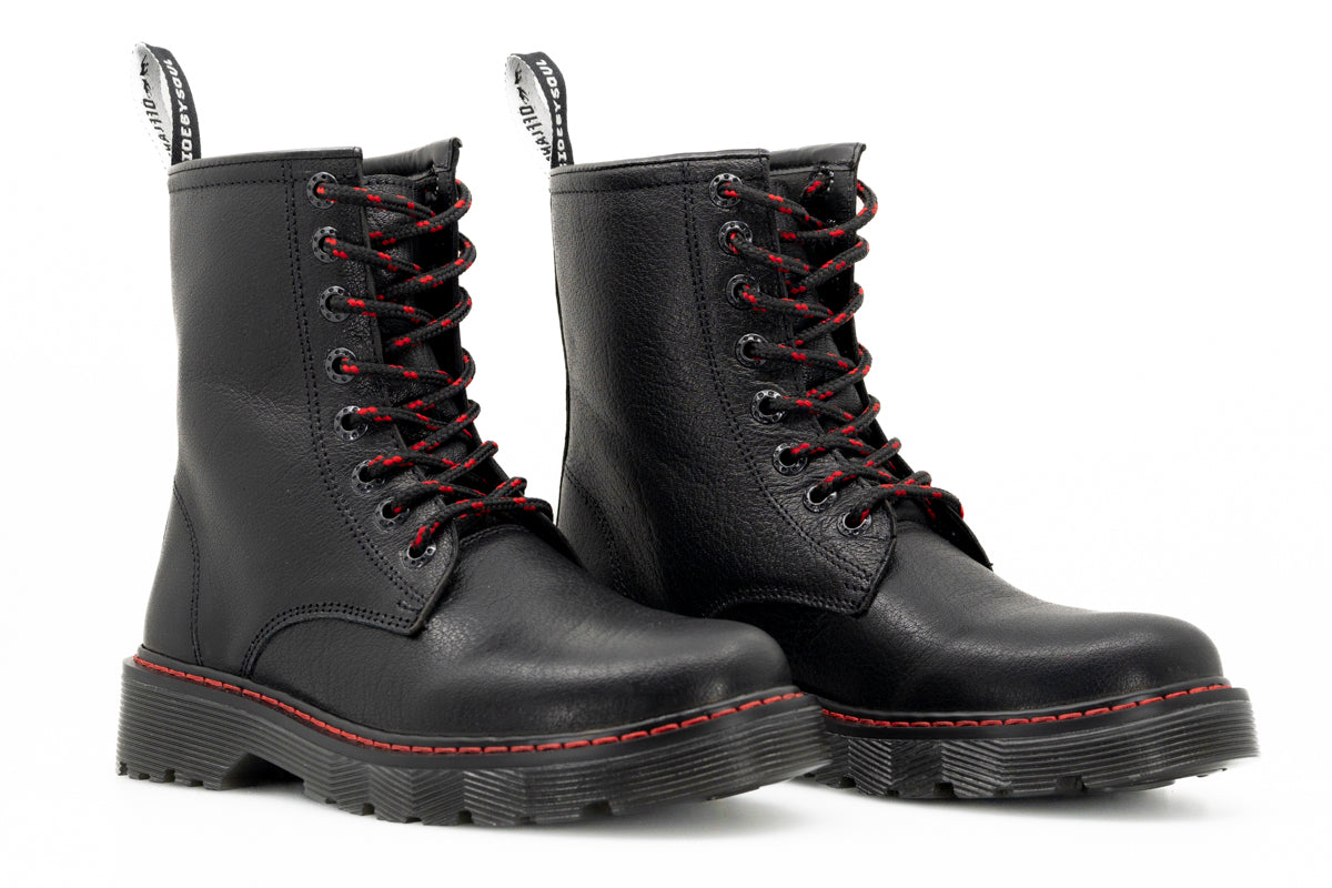 Botas Offlander, Tipo Militar, Piel Bufalina, Negro – EMPORIO MIRANDA