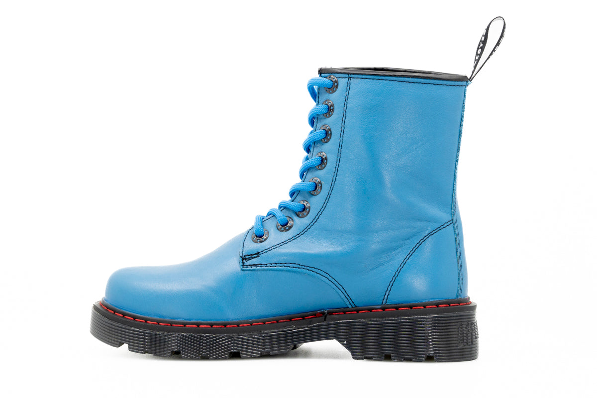 Botas Offlander, Tipo Militar, Piel Napa, Turquesa – EMPORIO MIRANDA