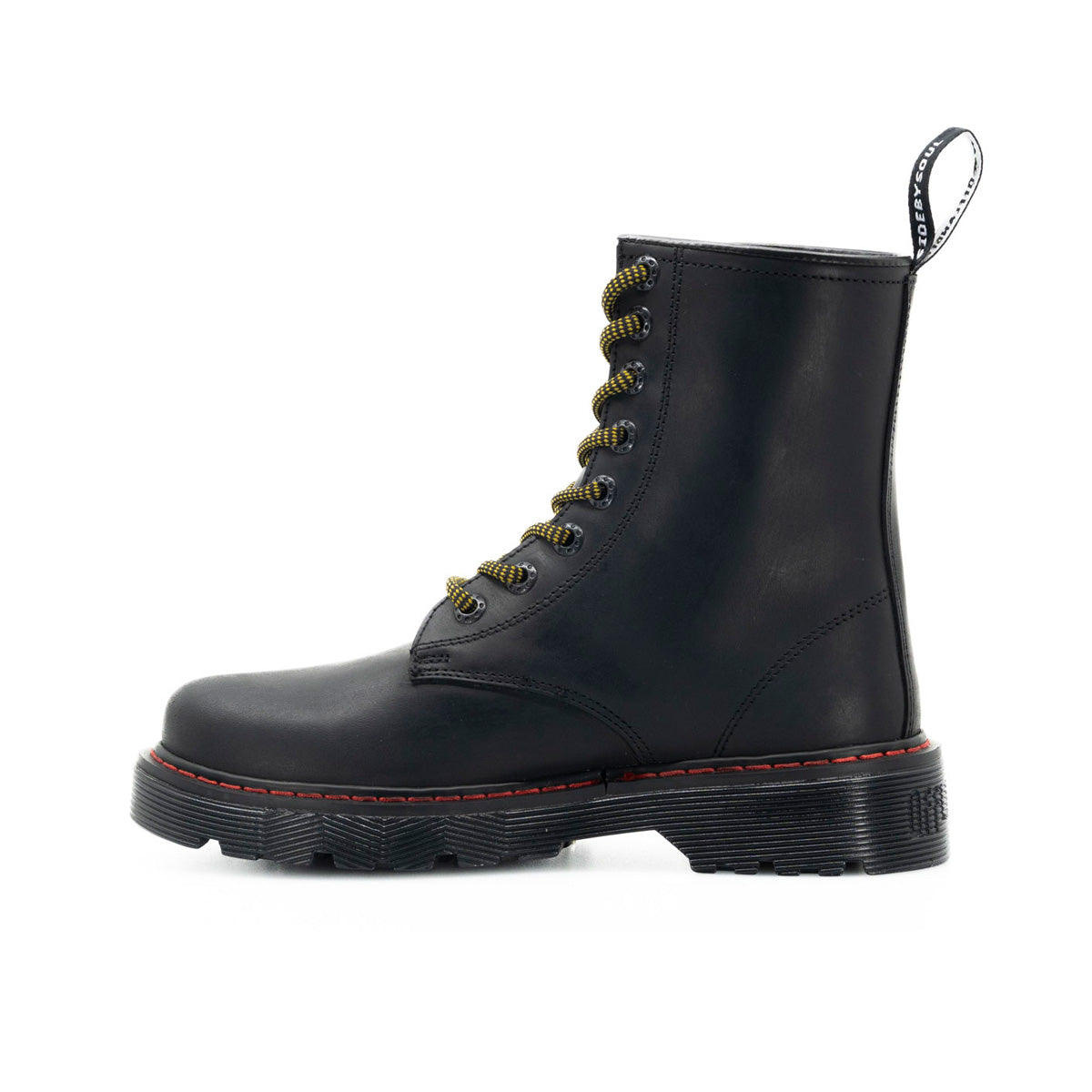 Botas Offlander, Tipo Militar, Piel Crazy, Negro – EMPORIO MIRANDA