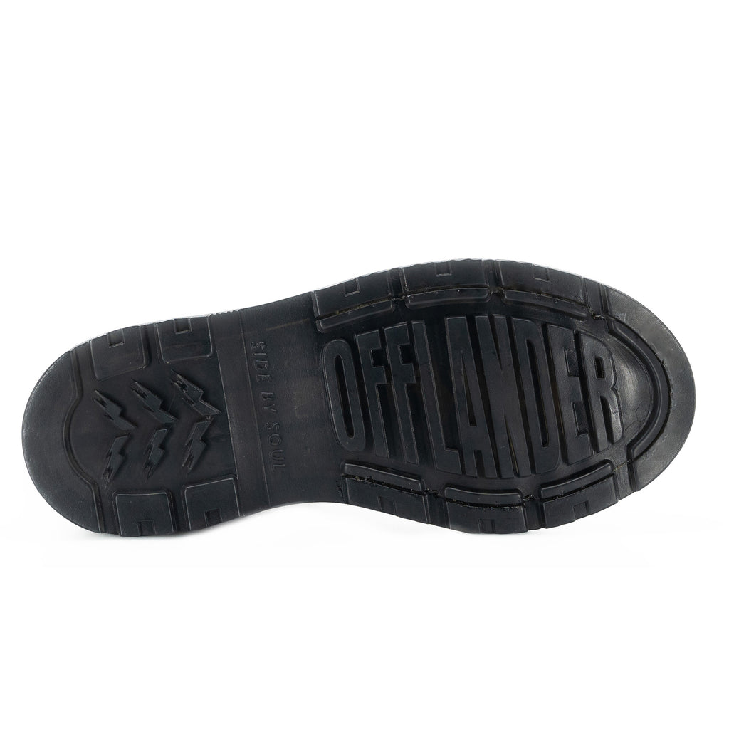 Botas Tipo Militar, Piel Crazy, Negra - Offlander – EMPORIO MIRANDA
