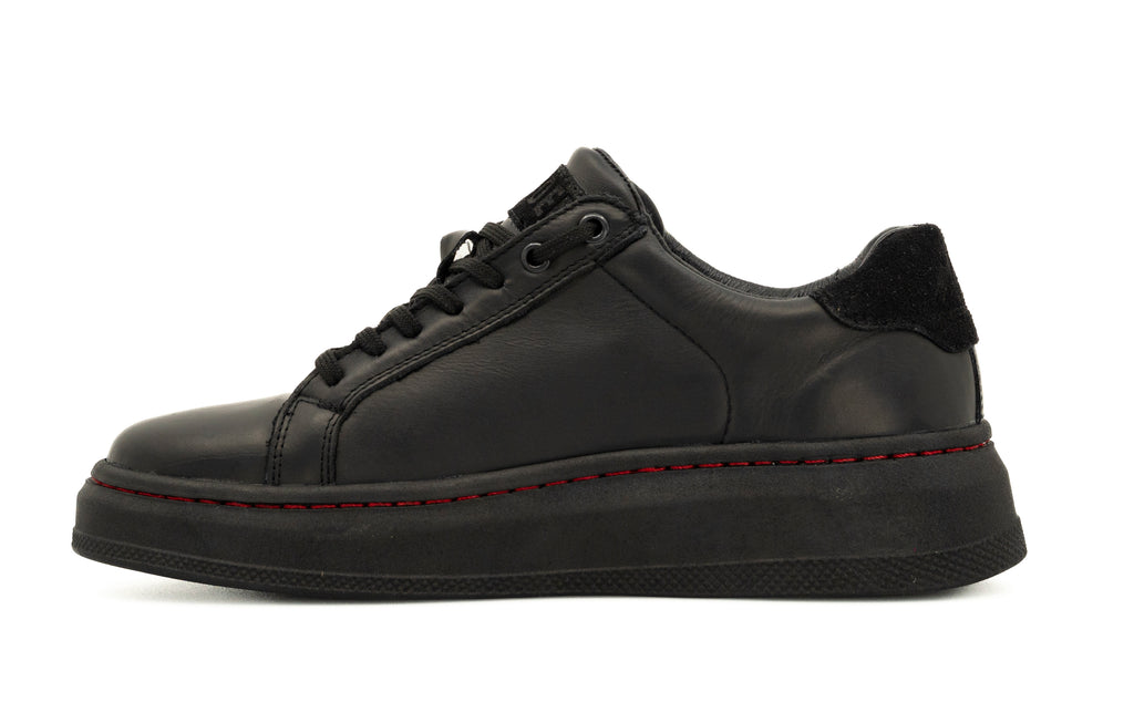 Tenis Offlander, Tipo Choclo, Piel Napa, Negro – EMPORIO MIRANDA
