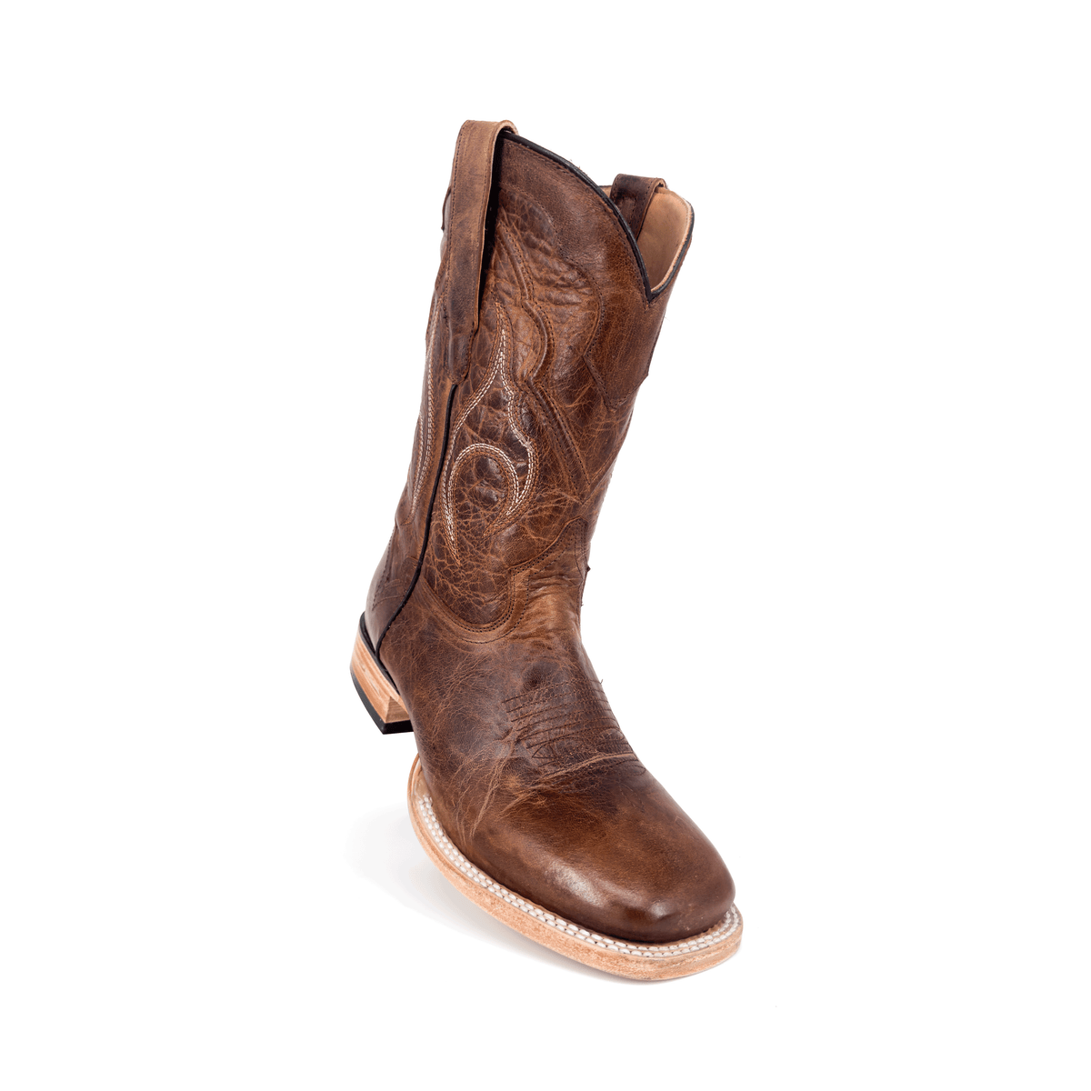Botas Vaqueras Zaino - "John", Piel Café – EMPORIO MIRANDA