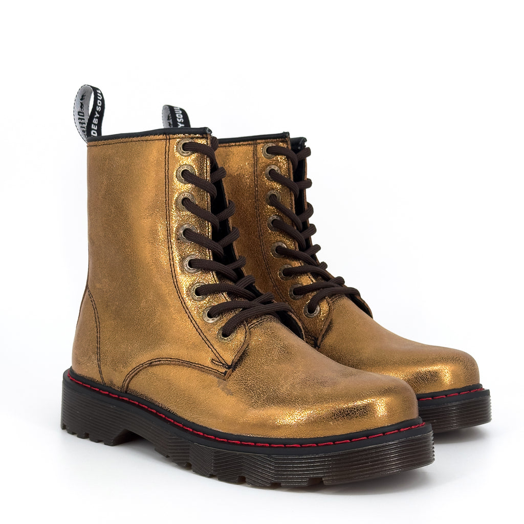 Botas Offlander, Tipo Militar - After Party, Piel Napa, Dorado ...